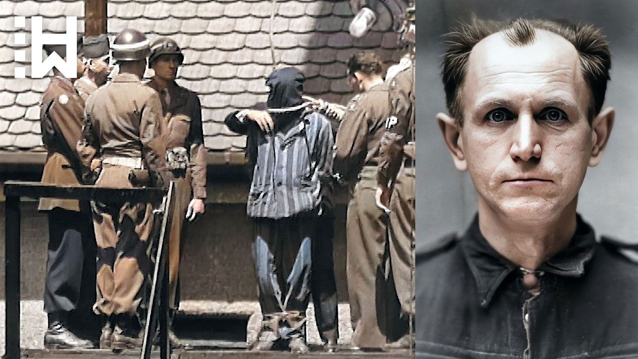 Poprava nacistického psychopata, který zabil přes 300 000 lidí a pálil ...
